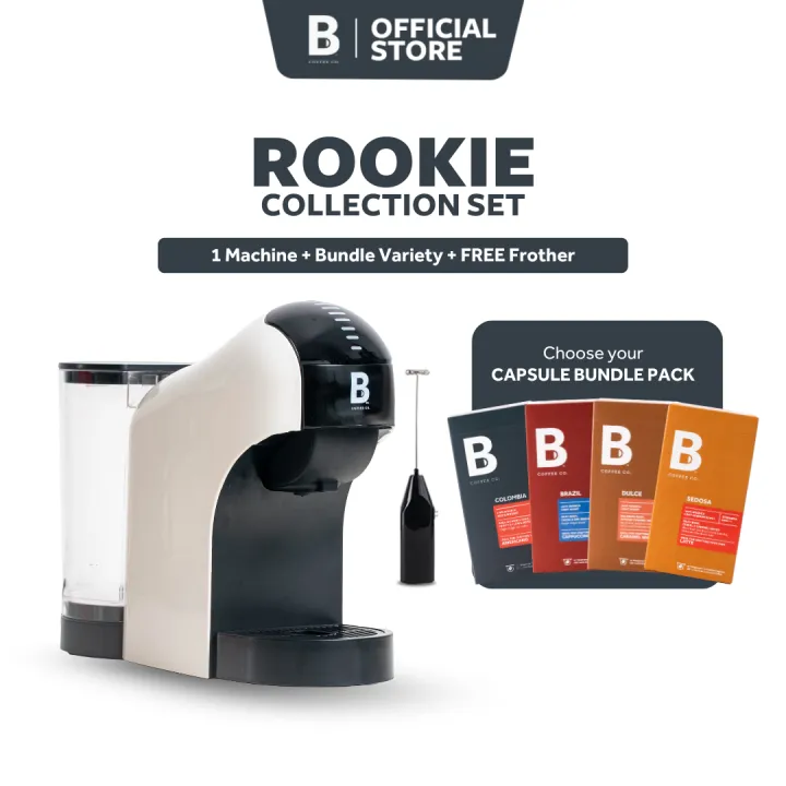 B Coffee Co. Rookie Collection Set - 1 Rookie Machine + 4 Packs of 10 ...