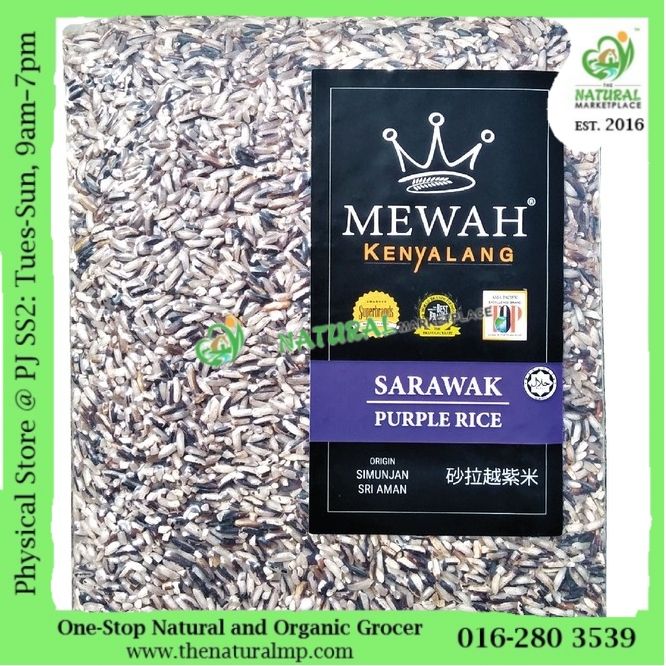 Mewah Sarawak Purple Rice 1kg | Lazada