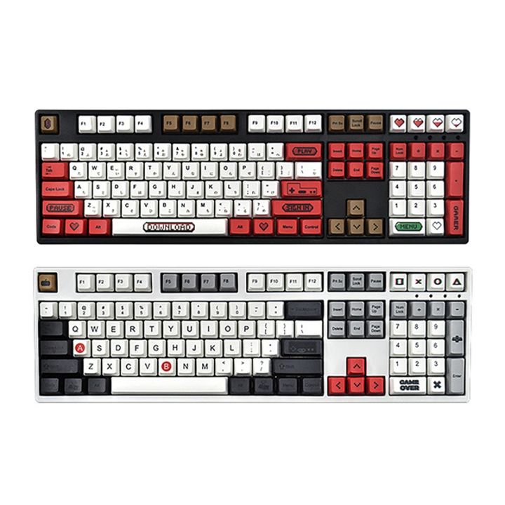 108-Key PBT Keycap Five-Sided Thermal Sublimation Process Keyboard ...