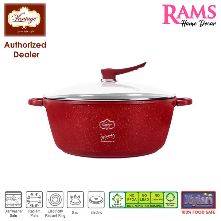Vantage Siti Collection Non-Stick Cookware 44cm Jumbo Pot / IH ...