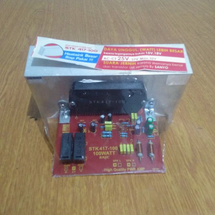HIGH QUALITY POWER AMPLIFIER STK 417-100 100WATT SANYO | Lazada Indonesia