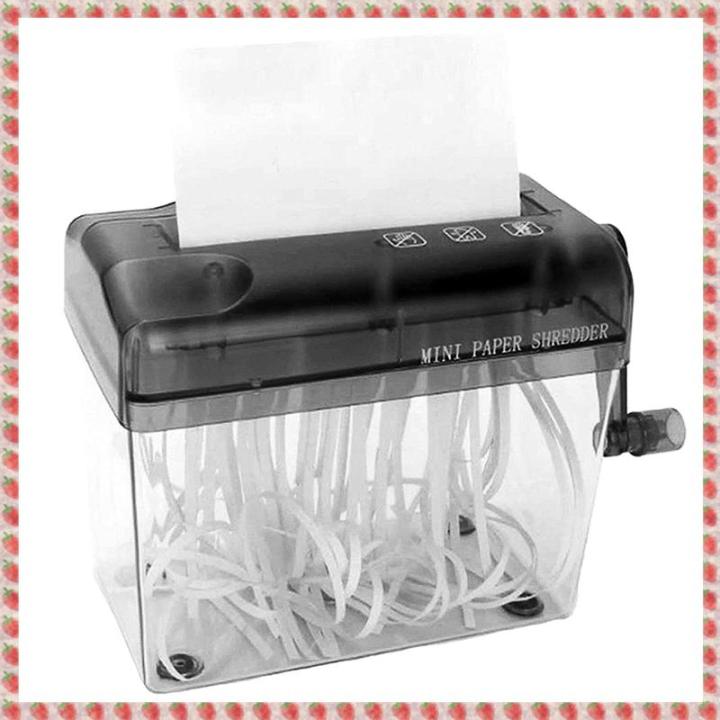 (RBPN) Mini Hand Shredder Portable Paper Shredder A6 Manual Shredder ...