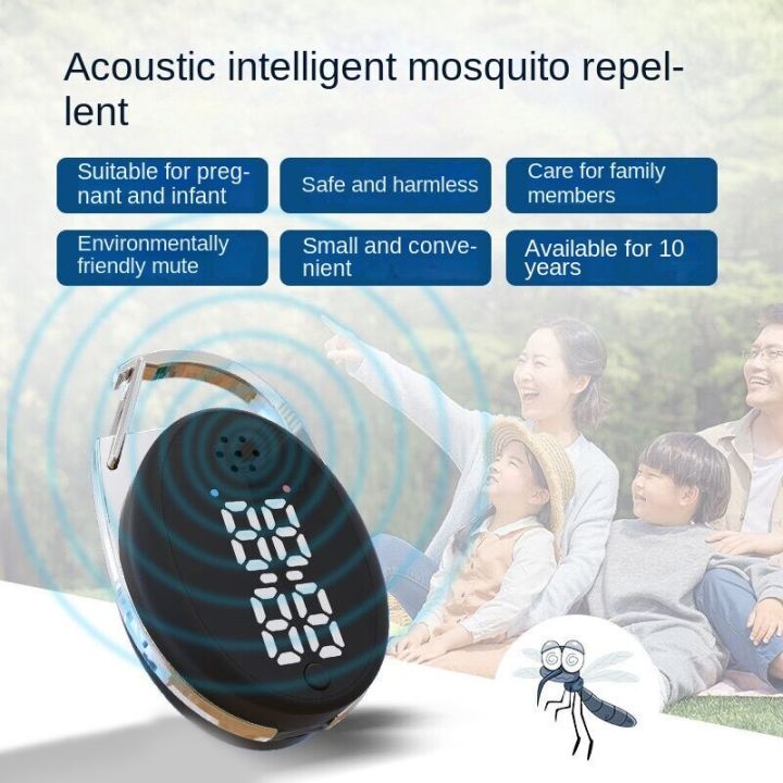 Ultrasonic mosquito repellent USB outdoor portable mosquito repellent ...
