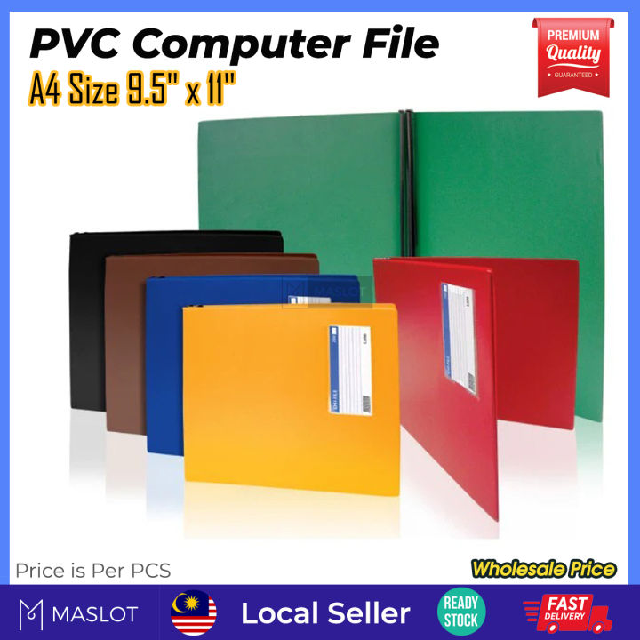 PVC Computer File A4 Size 9.5" x 11" (for computer forms filing) | Lazada