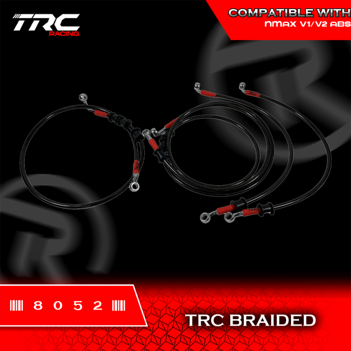 TRC NMAX V1/V2 ABS Braided Brake Line Hose 8052 | Lazada PH
