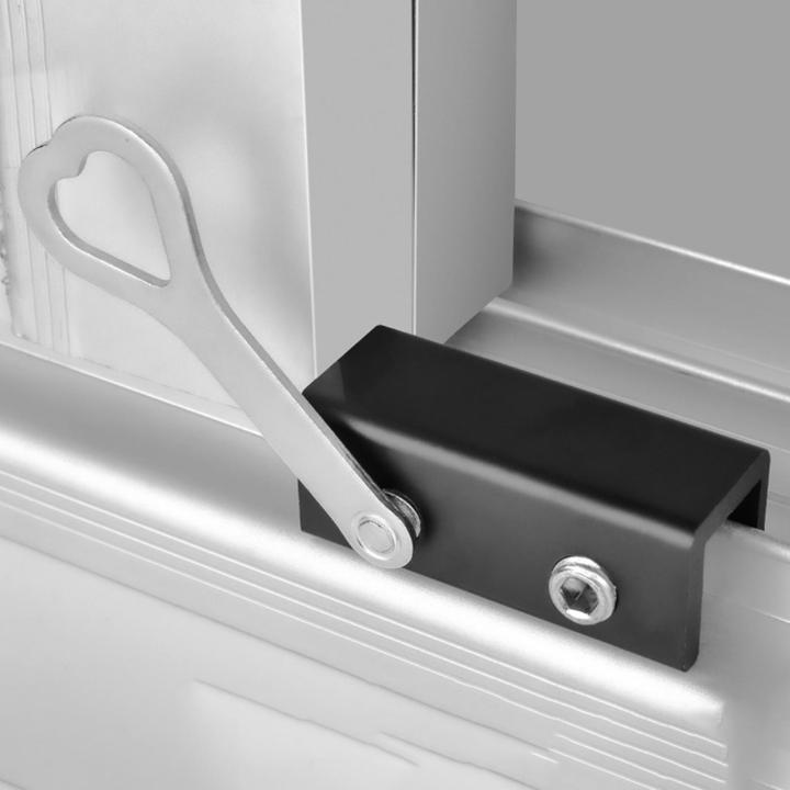 BNGOOD Window Locks Sliding Window Stops, with Key Stoppers Door Screen ...