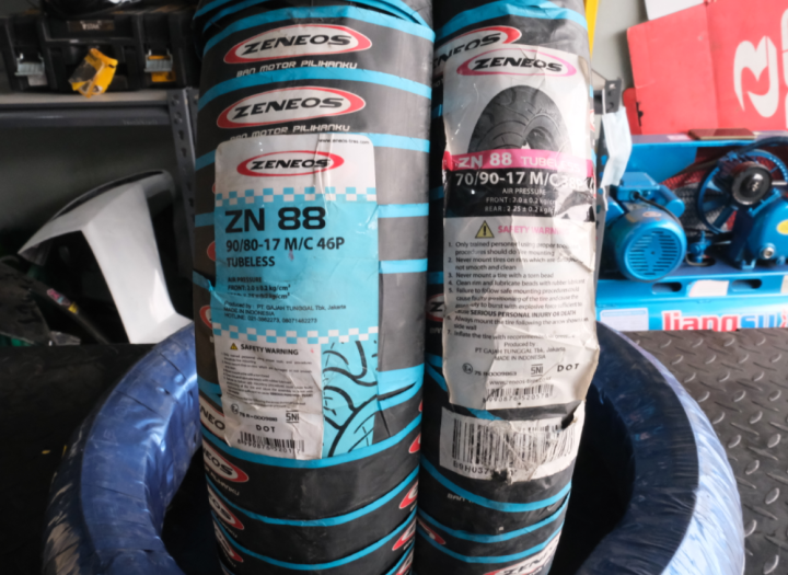 ZENEOS (ZN88) TUBELESS MOTORYCLE TIRES BY 17 | Lazada PH