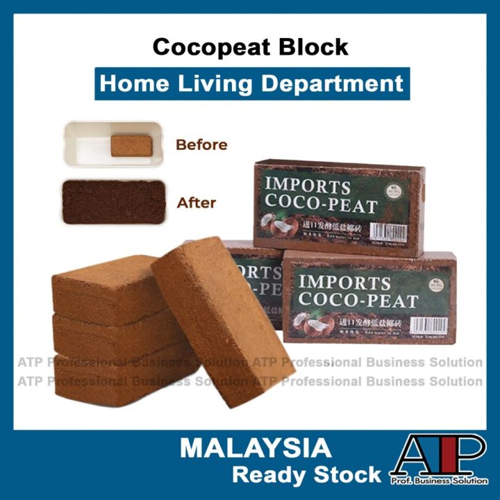 Outdoor🏕️ Cocopeat High Quality Coconut Fiber Block Kelapa Coconut Husk ...