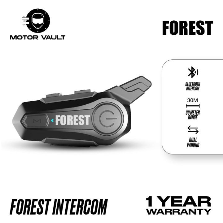 Forest Upgraded Helmet Intercom Motor Intercom Get 2 For 2 Riders ...