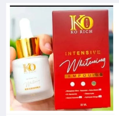 แอมพลู ko rich แท้ 💯%บำรุงผิวหน้า | Lazada.co.th