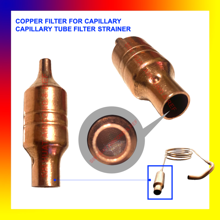 AIRCOND CAPILLARY FILTER STRAINER COPPER FILTER DRIER / REFRIGERATOR ...
