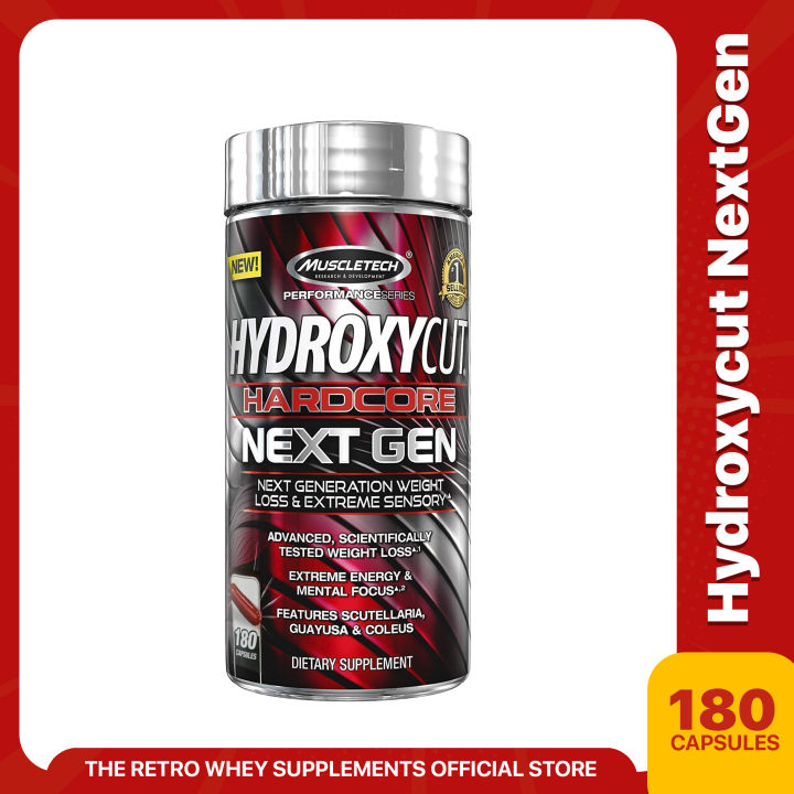 Muscletech Hydroxycut Hardcore Next Gen Capsule, Bottle of 180 Capsule ...