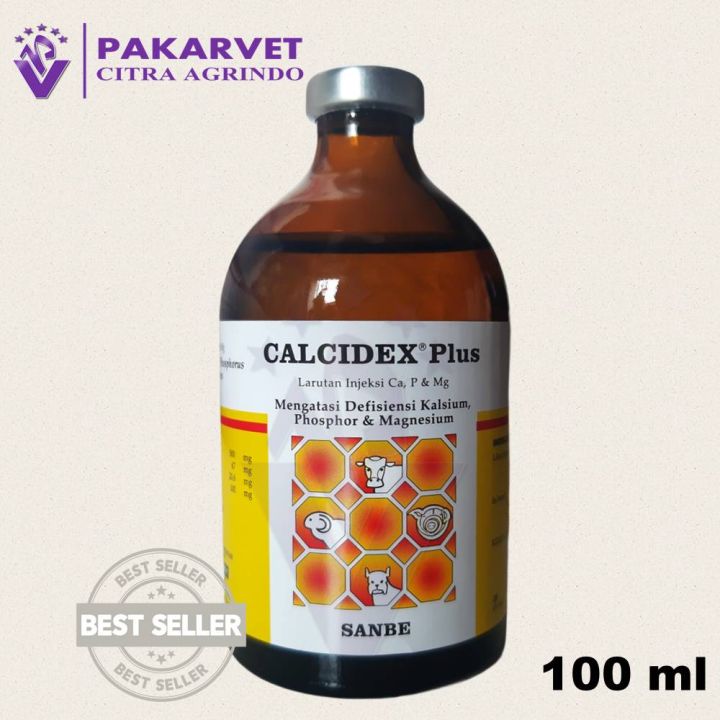 CALCIDEX PLUS Inj 100ml Obat defisiensi kalsium, magnesium dan phosphor ...