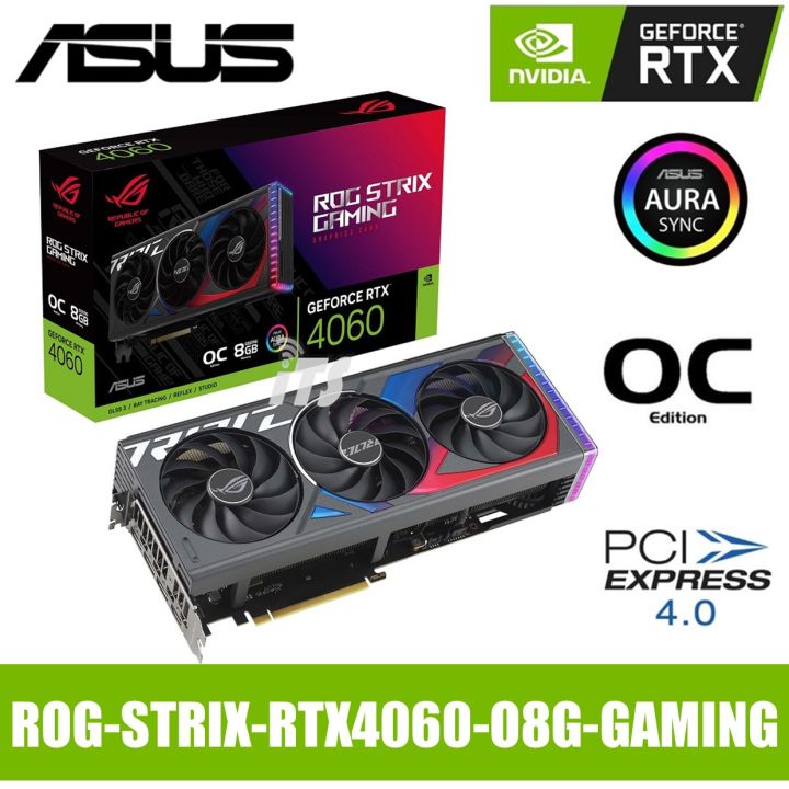 Asus ROG STRIX GeForce RTX 4070 12GB GDDR6X OC Edition Graphics Card ...