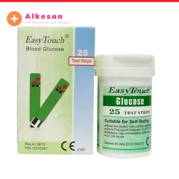 Strip Refil Uji Gula Darah Easytouch Diabetes - Alat Test Strip Gula ...