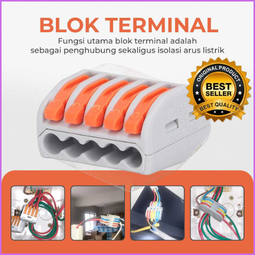 COD BEST SELLER Guillermo Terminal Block Konektor Sambungan Kabel Listrik 1PCS / Alat konektor ...