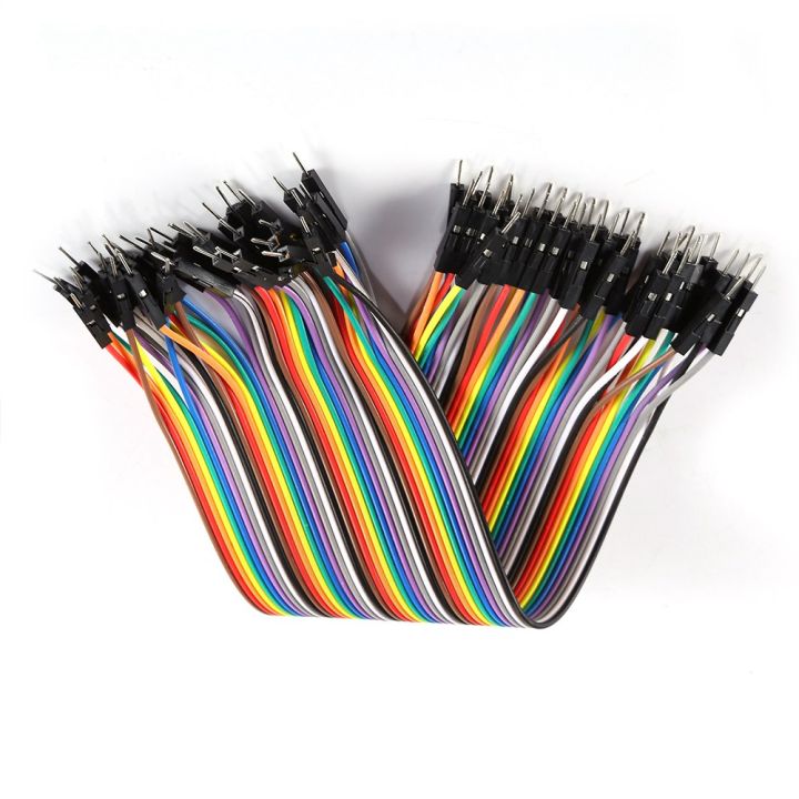 20cm Colorful Jumper Wires 40pin Male to Male Dupont Detachable ...