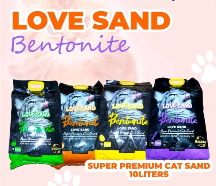 LOVE SAND BENTONITE SUPER PREMIUM CAT SAND 10 LITERS | Lazada PH