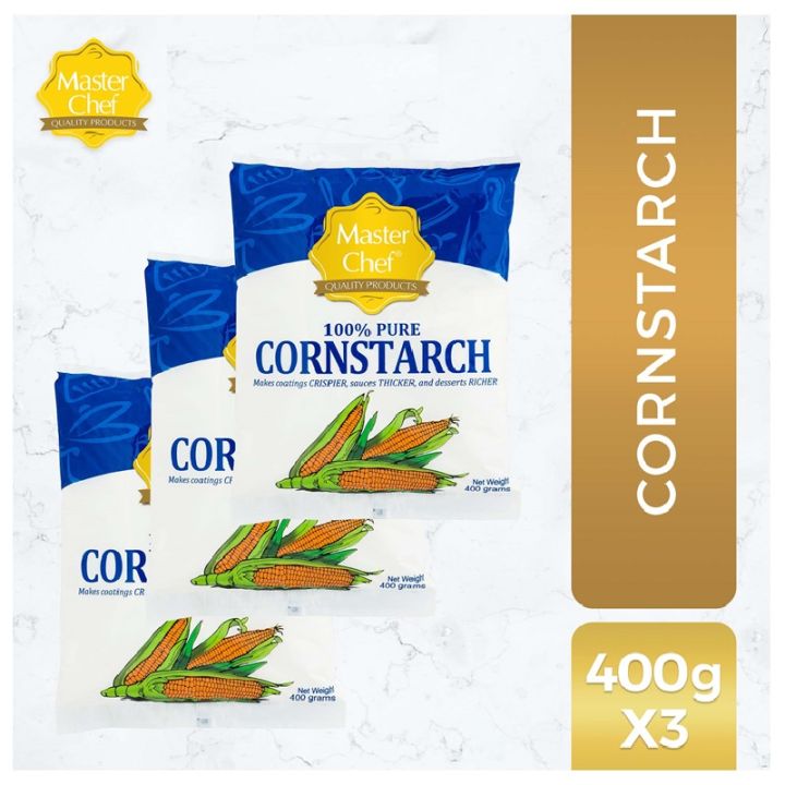 Master Chef 100% Pure Cornstarch 400g - Bundle of 3s | Lazada PH