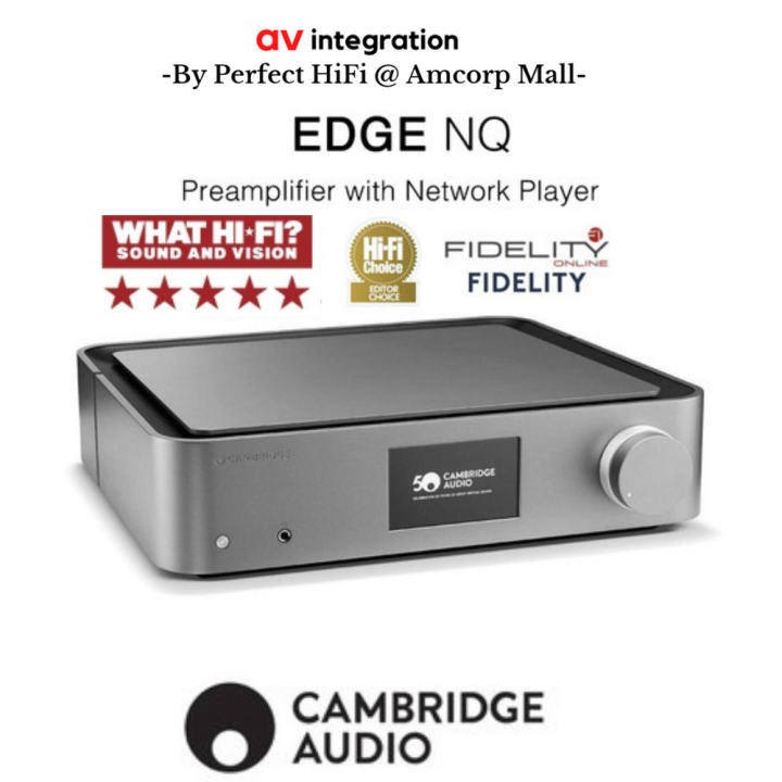 Cambridge Audio Edge NQ Streamer With DAC and Preamp Built In - F.O.C ...