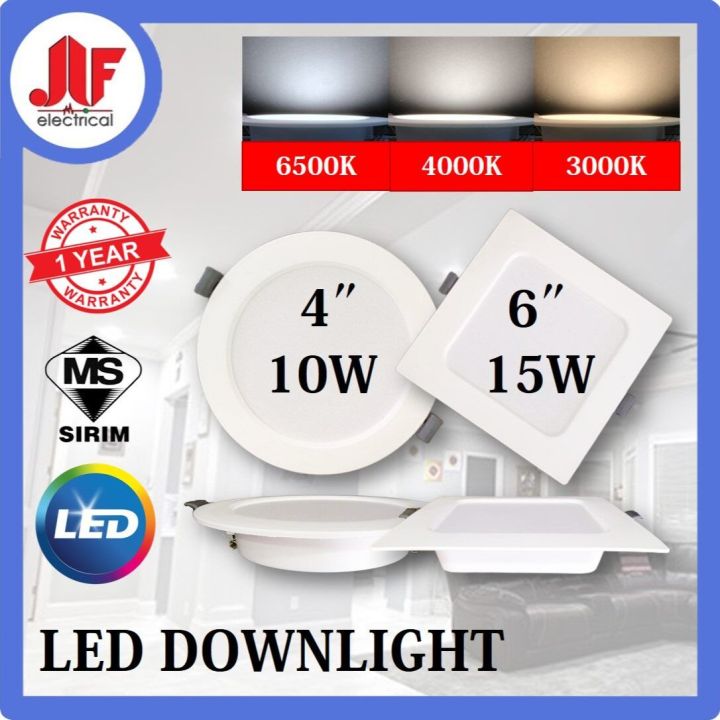 [SIRIM] LYKEN UD2 LED Downlight | 10W/15W | LAMPU SILING RUMAH CEILING ...
