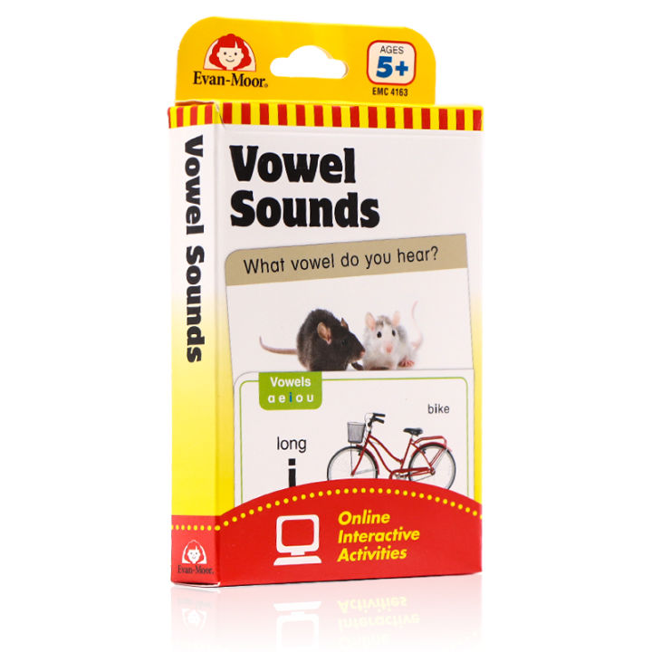 Evan moor California auxiliary vowel pronunciation flashcard English ...