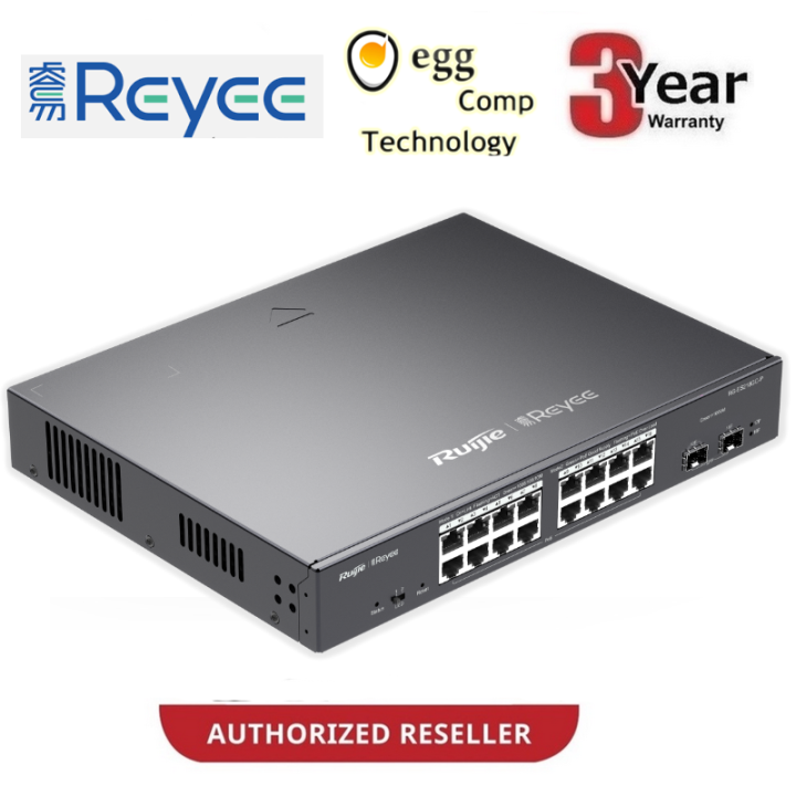 REYEE RG-ES218GC-P, 18-Port Gigabit Smart Cloud Mananged PoE Switch ...