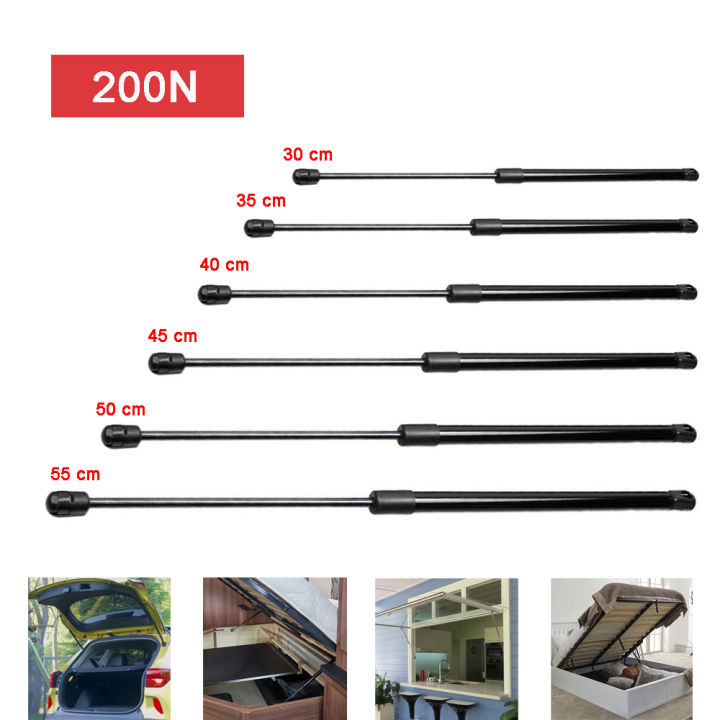 2PCS 200N 300/350/400/450/500/550/600/650mm Gas Strut Bars Lift ...