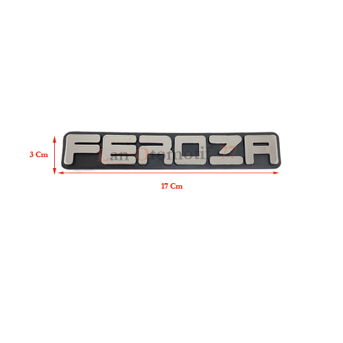 Emblem Logo Mobil Tulisan FEROZA | Lazada Indonesia
