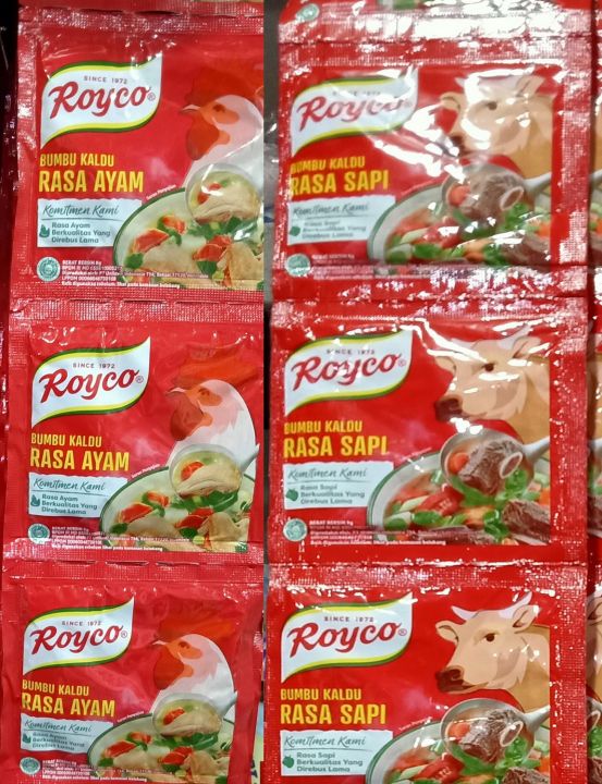 Royco Ayam Royco Sapi 1 renteng isi 12 bungkus @ 8 gram | Lazada Indonesia