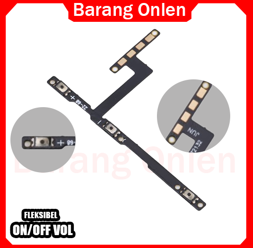 Infinix Note 11 X663 Flexible Fleksibel Tombol Power On/Off Volume ...