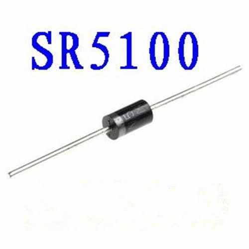 10 Buah 10Pcs SR5100 SB5100 MIC Schottky Barrier Diode Dioda SR510 Do ...