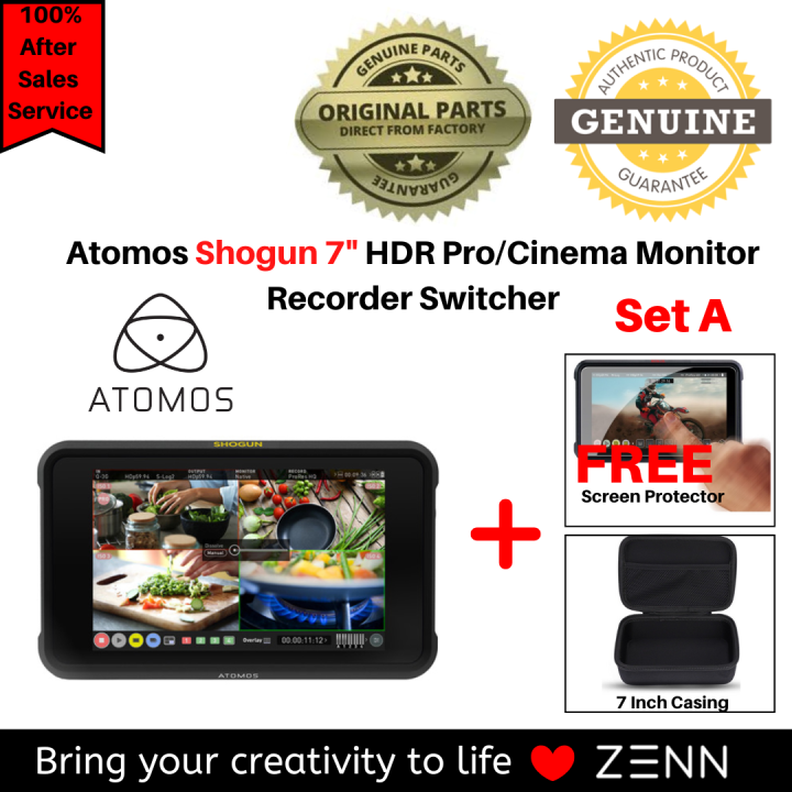 Atomos Shogun 7" HDR Pro/Cinema Monitor Recorder Switcher | Lazada