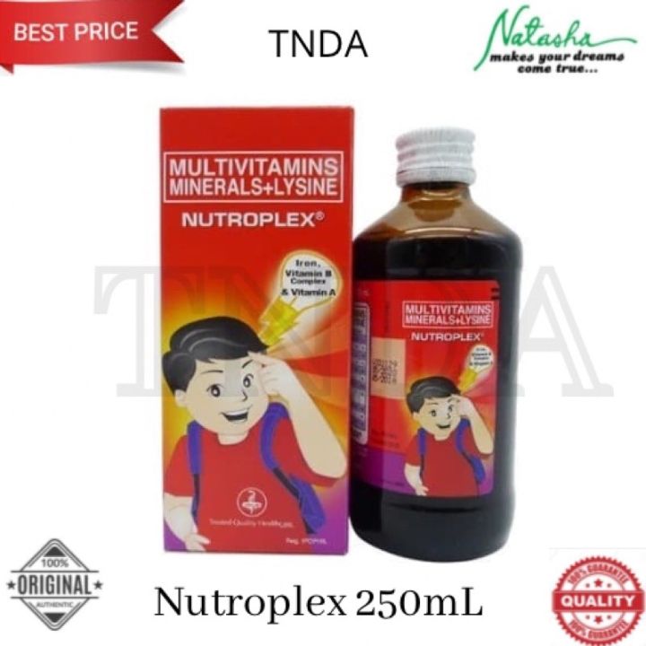 Nutroplex Multivitamins Minerals Lysine 250ml | Lazada PH