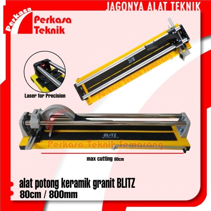 BLITZ Alat Meja Potong Granite Keramik 80cm manual Laser Tile Cutter ...
