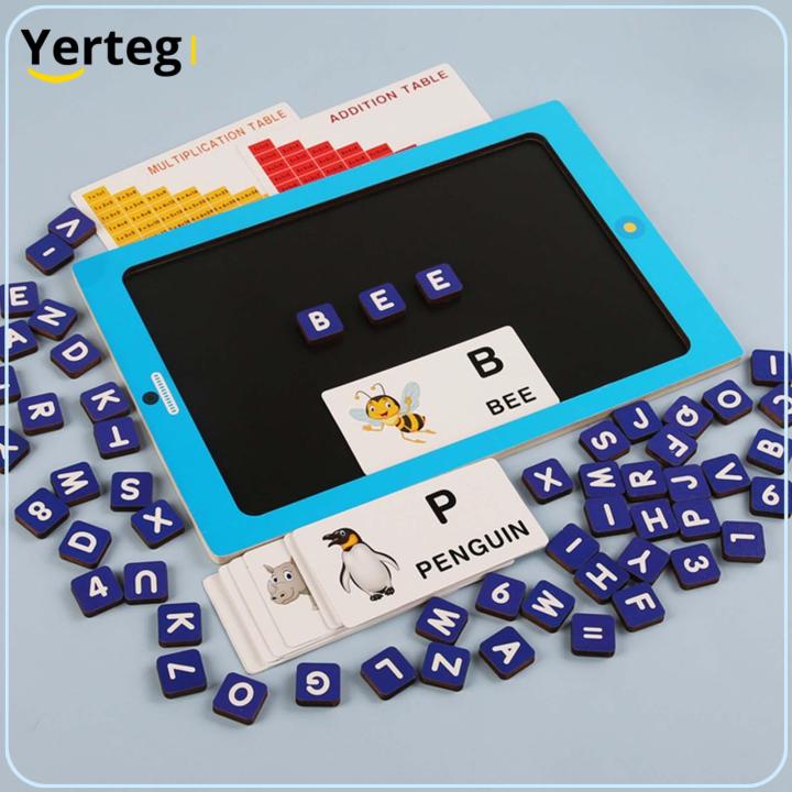 Prettyia Alphabet Board Fine Motor Skill Educational Abc Alphabet ...