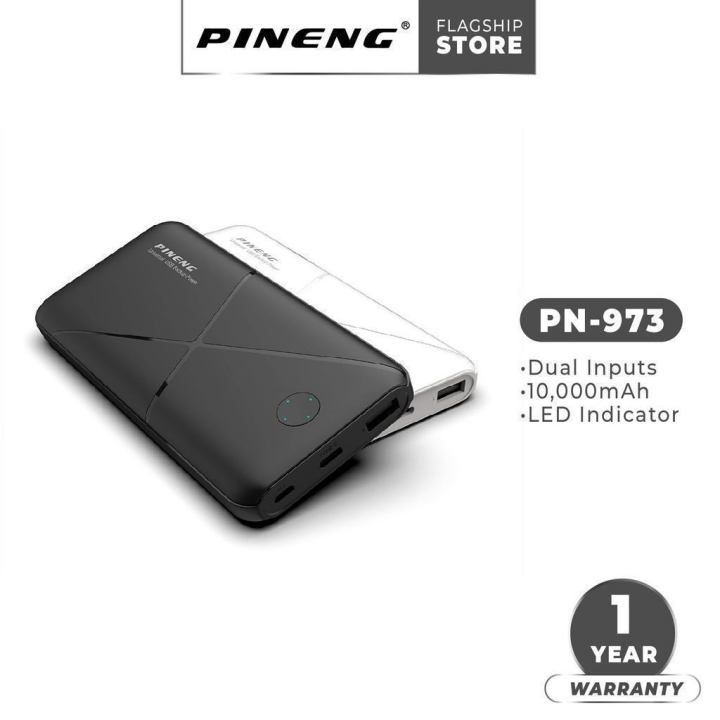 Pineng PN-973 10000mAh Powerbank One Output Lithium Polymer Power Bank ...