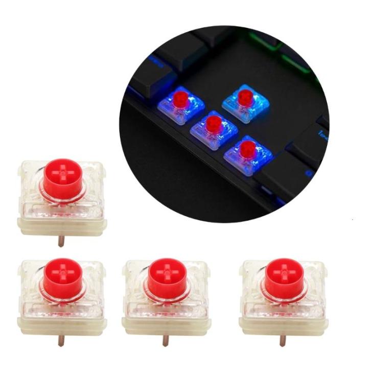 Cherry Low Profile RGB Red/Silver Switch Custom For Mechanical Keyboard ...