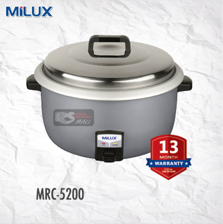 Milux Commercial 10L Rice Cooker MRC-5200/MRC-510/MRC-518/MRC-703 ...