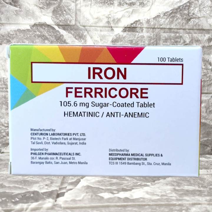 FERRICORE ( IRON ) 100 TABLETS | Lazada PH