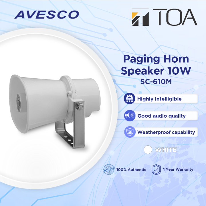TOA 10W Horn Speaker SC-610M | Lazada PH