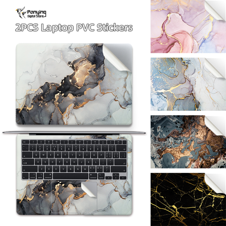 DIY Laptop Skin Laptop Sticker 10-17 Inch Exquisite Marble Cover Eco ...