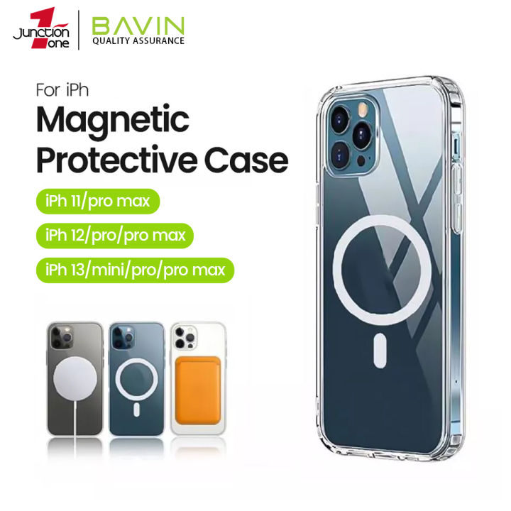 BAVIN Magnetic Phone Case For iPhone 13/12/11 Plating Protective Cover ...