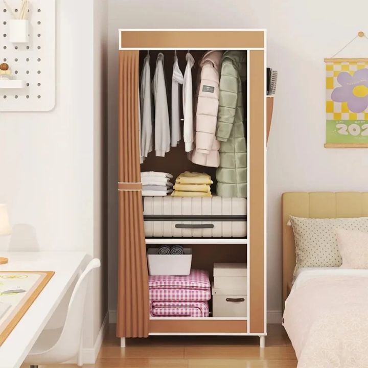 JA Dustproof Wardrobe Portable Closet Space-Saving Cloth Storage ...