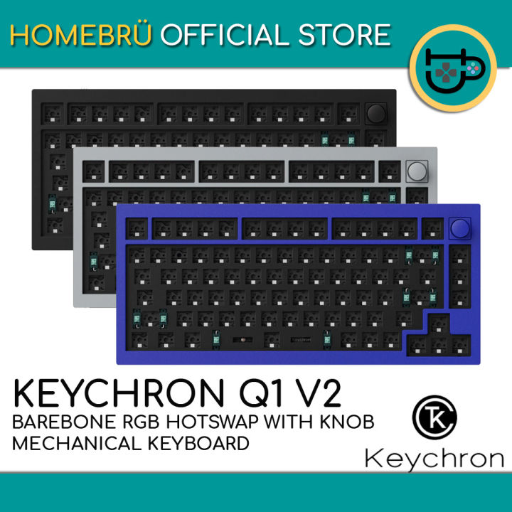 Keychron Q1 Version 2 (With Knob) QMK Custom Mechanical Keyboard | 75% ...
