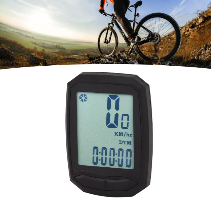 UK Bike Computer Wireless Glow Touchscreen เวอร์ชั่นภาษาอังกฤษ Cycle ...