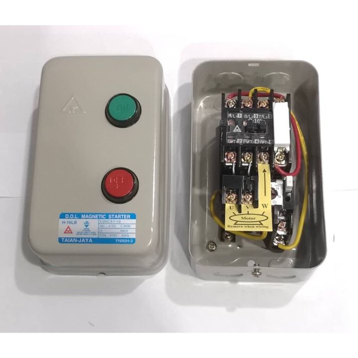 TAIAN JAYA D.O.L. MAGNETIC STARTER 240V - 415V , 1HP / 2HP / 3HP / 5HP ...