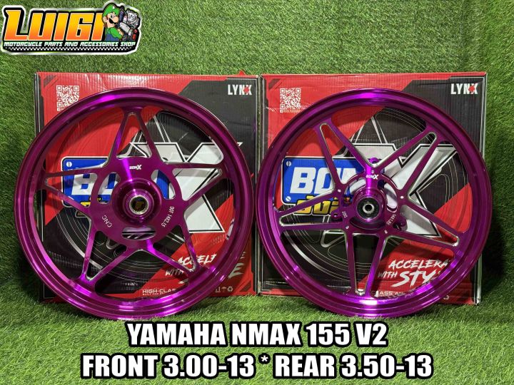BOM RANGSIT CNC MAGS LYNX (STAR) 13s 5 SPOKES YAMAHA NMAX 155 V2 100% ...