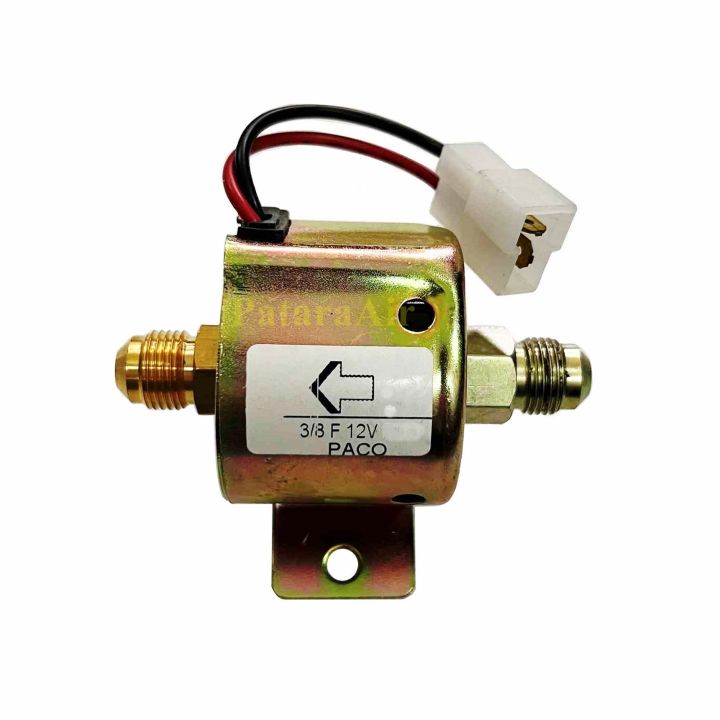 โซลินอยด์ แอร์ เกลียว 3/8 เตเปอร์ 12V. แฟร์ AC Flare Solenoid Valve ...