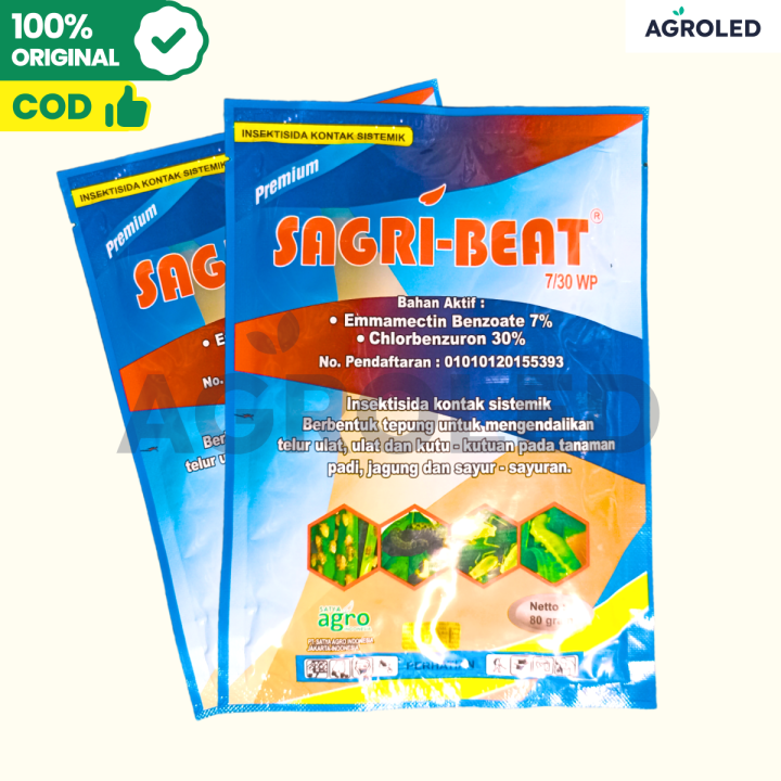 Insektisida SAGRI BEAT 7/30 WP 80 gram Emmamectin Obat ampuh Pembasmi ...